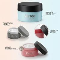 China 50ml Two Color Soft Touch Serum Jar PP TPE Container With Matt Lid for sale