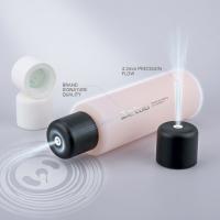 China PE 60ml Gel Bottle Boston Round Center Dispensing Cap Soft Touch Matt Custom Cosmetic Packaging GL-60 for sale