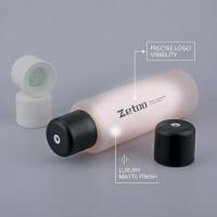 China PE 750ml Conditioner Bottle Round Lotion Center Dispensing Cap Glossy Custom Cosmetic Packaging CD-750 for sale