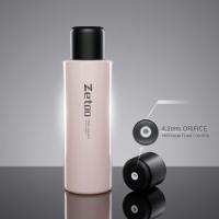 China PE 100ml Face Cream Bottle Round Center Dispensing Cap Metallic Custom Cosmetic Packaging FC-100 for sale