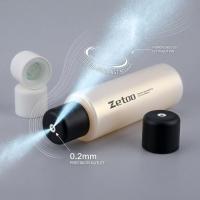 China PET 200ml Sunscreen Bottle Round Center Dispensing Cap Pearlescent Custom Cosmetic Packaging SS-200 for sale