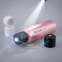 China PE 100ml Face Cream Bottle Round Center Dispensing Cap Metallic Custom Cosmetic Packaging FC-100 for sale