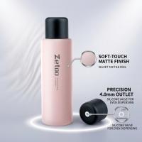 China PE 150ml Baby Lotion Bottle Boston Round Center Dispensing Cap Soft Touch Matt Custom Cosmetic Packaging BL3-150 for sale