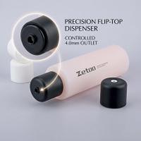 China PE 60ml Hand Sanitizer Bottle Cylinder Center Dispensing Cap Glossy Custom Cosmetic Packaging HS2-60 for sale