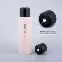 China PE 150ml Facial Serum Bottle Teardrop Treatment Center Dispensing Cap Custom Cosmetic Packaging FS3-150 for sale