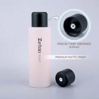 China PE 120ml Hair Oil Bottle Twist Cap Matte Custom Cosmetic Packaging HO2-120 for sale