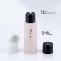 China PP 300ml Essential Oil Bottle Boston Round Center Dispensing Cap Glossy Custom Cosmetic Packaging EO2-30 for sale