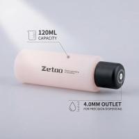 China PE 120ml Hair Oil Bottle Twist Cap Matte Custom Cosmetic Packaging HO2-120 for sale
