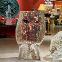 China Mirror Face Chair 98 X 85 X 150CM Artistic Sculpture Seat For Luxury Interior Decoration for sale