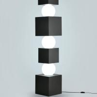 China Custom Acrylic Sculptural Lighting Italian LED Minimalist Floor Lamp for sale