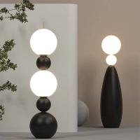 China Custom Acrylic Sculptural Lighting Italian LED Minimalist Floor Lamp for sale