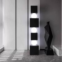 China Custom Acrylic Sculptural Lighting Italian LED Minimalist Floor Lamp for sale