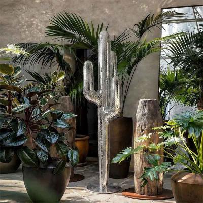 China Hat Coat Mosaic Art Cactus Coat Rack Sculpture Custom  50 × 50 × 196 Cm for sale