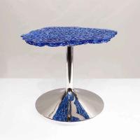 China Irregular Art Tables Living Room 82cm Acrylic Coffee Table For Villa for sale