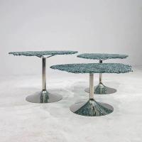 China Irregular Art Tables Living Room 82cm Acrylic Coffee Table For Villa for sale