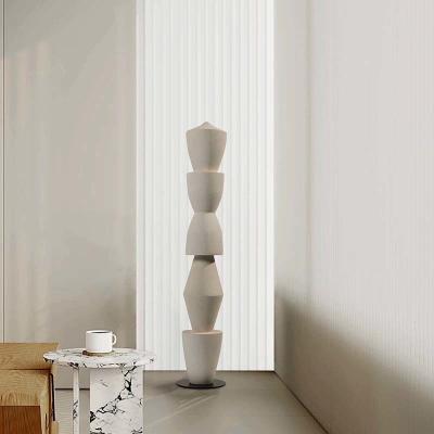 China Minimalist Abstract Wood Sculpture, Handcrafted Geometric Wooden Art for Modern Interior Decor for sale