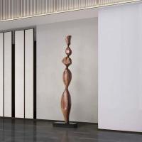 China Hand Carved Contemporary Sculpture Modern Abstract Abstract Wood Sculpture for sale