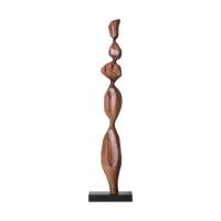 China Hand Carved Contemporary Sculpture Modern Abstract Abstract Wood Sculpture for sale