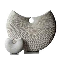 China Custom CNC Abstract Sculpture Carved Wooden Hand Finished Texture for sale