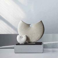 China Custom CNC Abstract Sculpture Carved Wooden Hand Finished Texture for sale