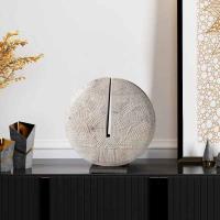 China Hand Finished Texture Abstract Wood Carving CNC Wood Sculpture Abstract for sale