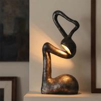 China Artistic Sculptural Lighting Animal Custom FRP Swan Floor Lamp For Interior for sale