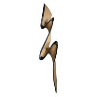 China Contemporary Curved Wall Art Sculptures Indoor Custom 3D Wooden Wall Sculpture for sale