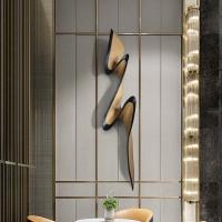 China Contemporary Curved Wall Art Sculptures Indoor Custom 3D Wooden Wall Sculpture for sale