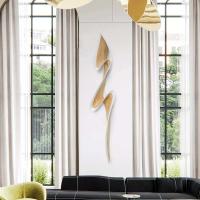 China Contemporary Curved Wall Art Sculptures Indoor Custom 3D Wooden Wall Sculpture for sale