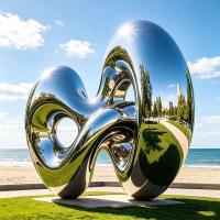 China Custom Large Outdoor Sculptures Outdoor Public Space Large Metal Garden Art for sale