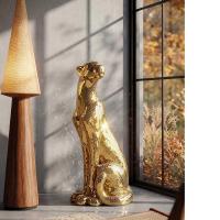 China ISO9001 Leopard Sculpture 65 × 58 × 150cm Fiberglass Sculpture Fabrication for sale