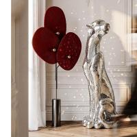 China ISO9001 Leopard Sculpture 65 × 58 × 150cm Fiberglass Sculpture Fabrication for sale