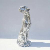 China ISO9001 Leopard Sculpture 65 × 58 × 150cm Fiberglass Sculpture Fabrication for sale