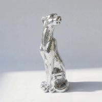 China ISO9001 Leopard Sculpture 65 × 58 × 150cm Fiberglass Sculpture Fabrication for sale