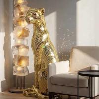 China ISO9001 Leopard Sculpture 65 × 58 × 150cm Fiberglass Sculpture Fabrication for sale