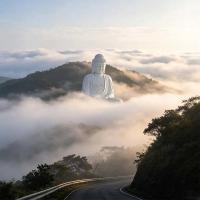 China Buddhist Sites Temple Sculptures  Seated Extra Large Buddha Statue For Religious Projects for sale
