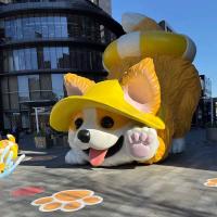 China Large Outdoor Custom Fiberglass Sculptures Commercial FRP Large Animal Sculpture for sale
