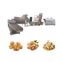 China 500KG 2000KG Continuous Peanut Cashew Nut Cocoa Bean Roasting Machine Soybean Automatic Roasted Peanuts Line for sale