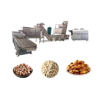 China Automatic High Efficiency Japanese Beans Coating Roasting Production Line Snacks Coated Peanut Making Machine for sale