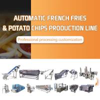 China Small Fully Automatic Lays Potato Chips Making Machine Fresh Frozen Scale French Fries Machine Potato Chips Production Line for sale