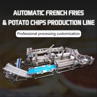 China Yazhong Quick Frozen French  Fresh Potato Sticks  Crisps  French Fries Production Line Making Machine for sale