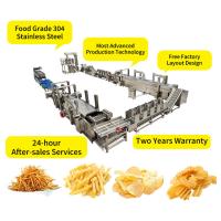 China Yazhong Food Industrial French Fries Production Line Potato Banana Chips Making Plant Crisps Machine for sale