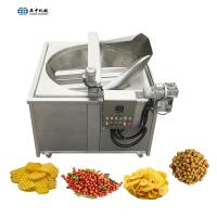 China Full Automatic Industrial Snacks Potato Chips Batch Fryers for sale