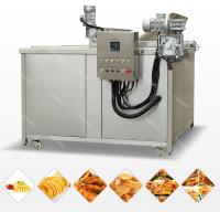 China Full Automatic Industrial Snacks Potato Chips Batch Fryers for sale