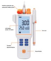 China Reliable Portable PH Meter With Temperature Compensation For Field Analysis for sale