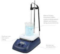 China 20L LCD Digital Magnetic Stirrers And Hotplates With Ceramic Coated Plate 380℃ for sale