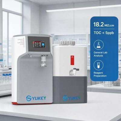 China Type I Ultrapure Water System UP+DI+RO Laboratory Water Purification Systems 20/40/60 L/H for sale