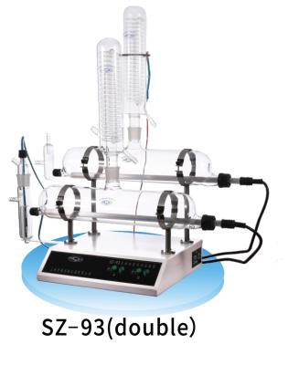 China Double Distillation Glass Water Distiller 1.6L/H High Purity Laboratory Water Systems for sale