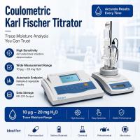 China Coulometric Karl Fischer Titrator For Trace Moisture Analysis for sale