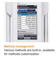 China Portable Touch Screen Multi Parameter  Water Analyzer Instrument  PH EC ISE DO IP65 for sale